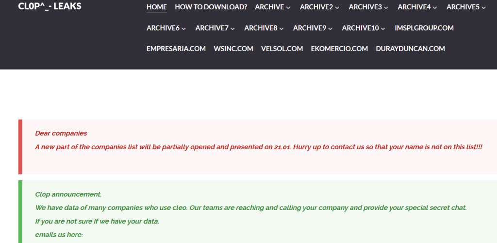 Clop Ransomware exploits Cleo File Transfer flaw: dozens of claims ...