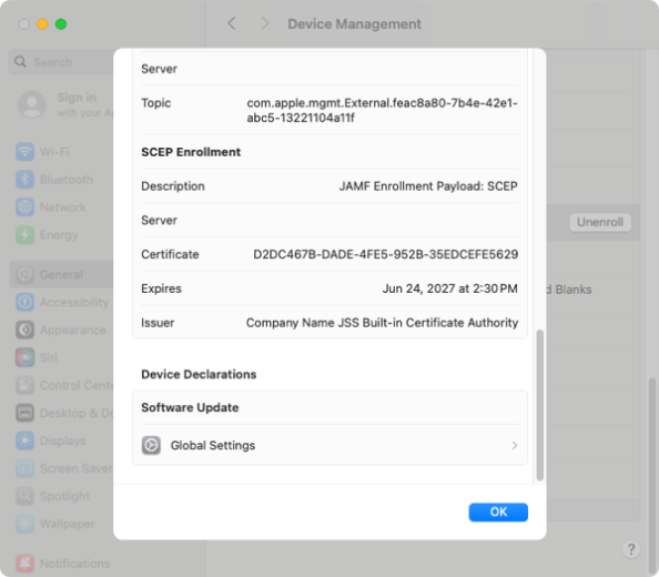 Deploying software update management using Blueprints in Jamf Pro