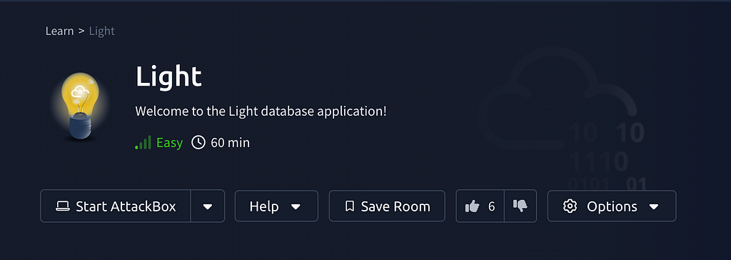 Tryhackme Light CTF Guide