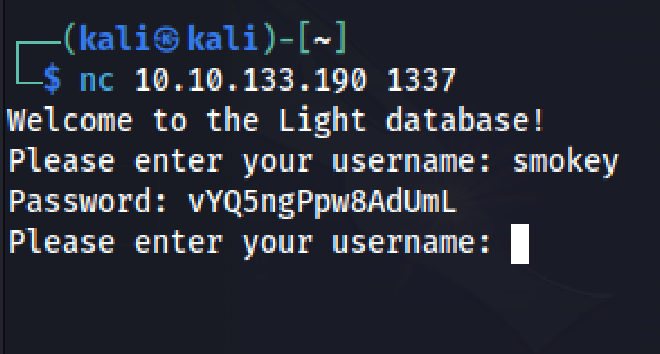 Tryhackme Light CTF Guide