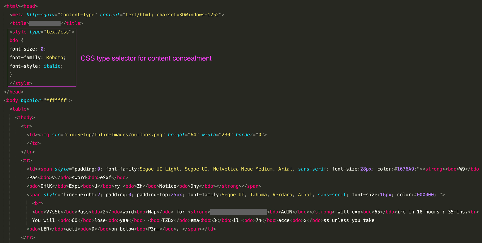 Too salty to handle: Exposing cases of CSS abuse for hidden text salting