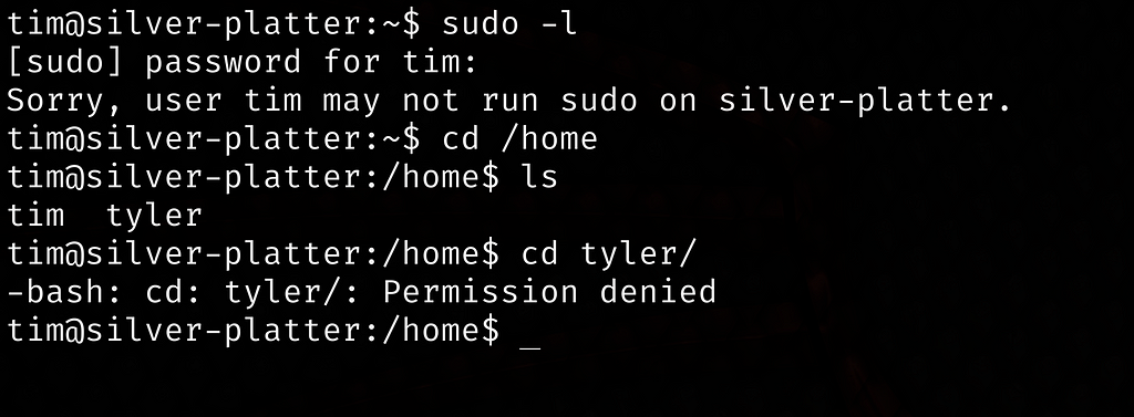 Silver Platter TryHackMe Motion Graphics Writeup | Beginner Friendly | Detailed Walkthrough